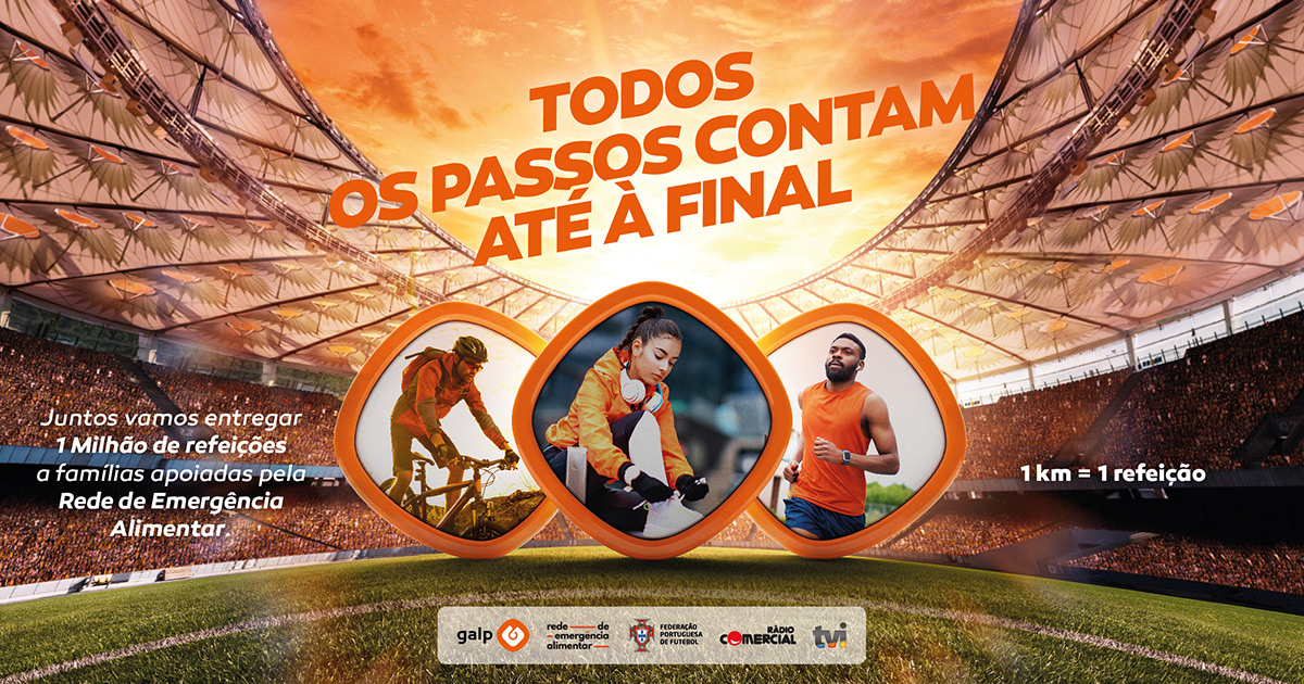Galp lança “Todos os Passos Contam” para doar um milhão de refeições a ...